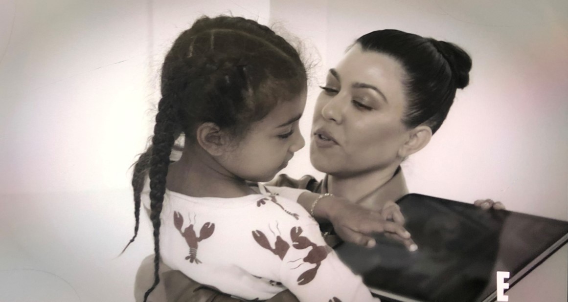 Kourtney Daughter Hug